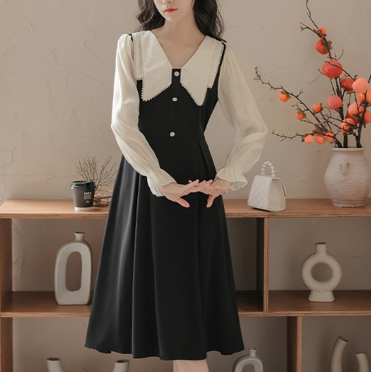 ワンピース ヴィンテージファッション ヴィンテージ 長袖 袖あり かわいい 大人可愛い きれいめ シンプル カジュアル 大人 上品 おしゃれ お洒落 かっこいい レトロ アジアン エスニック エキゾチック 大人可愛い 大人女子 こなれ感 ラフ キュート ガーリー ルーズ 個性的