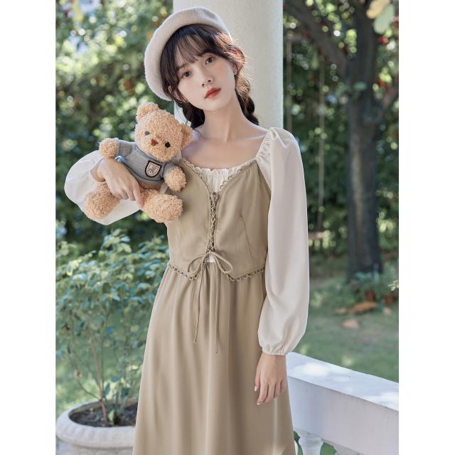 ワンピース シック ヴィンテージ ヴィンテージファッション 袖あり