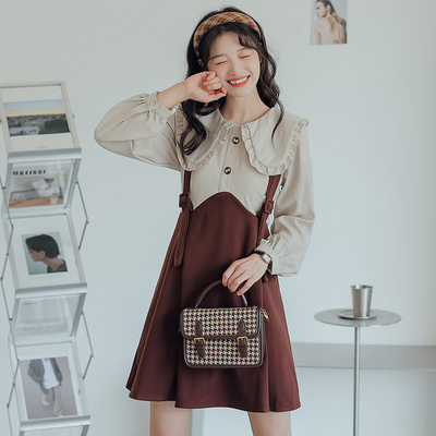 ワンピース ヴィンテージ ファッション ヴィンテージファッション レトロファッション 襟付き 袖あり 長袖 かわいい 大人可愛い きれいめ シンプル カジュアル 大人 上品 おしゃれ お洒落 かっこいい レトロ アジアン エスニック エキゾチック 大人可愛い 大人女子 こなれ感