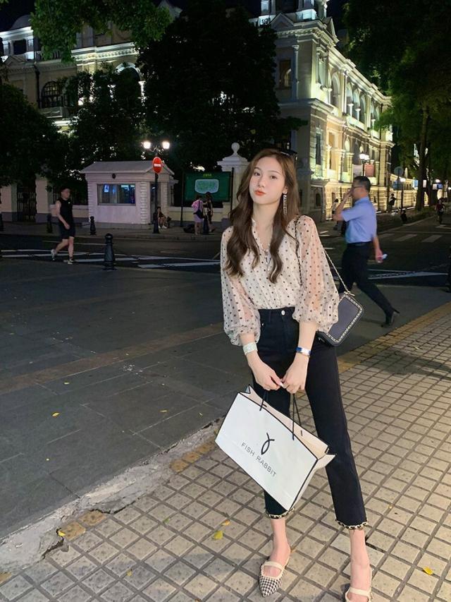 トップス 袖あり シフォン 透け感 シースルー 薄手 かわいい 大人