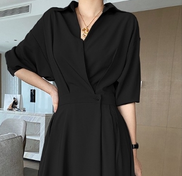 きれいめワンピ シャツワンピース ワンピース ウエスト Aライン スタイル ワンカラー かわいい 大人可愛い きれいめ シンプル カジュアル 大人 上品 おしゃれ お洒落 かっこいい レトロ エキゾチック 大人可愛い 大人女子 こなれ感 ラフ キュート ガーリー ルーズ 個性的