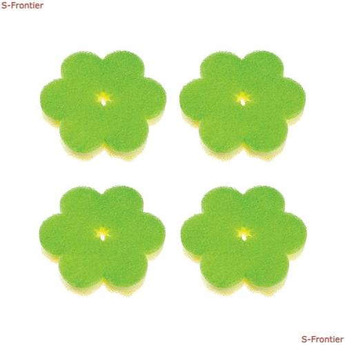 マーナ (marna) おはなスポンジ 4個セット (スポンジ 食器洗い/グリーン) 半分に折って使える キッチンスポンジ (薄型 スリム) 食器用スの通販はau PAY マーケット - S ...