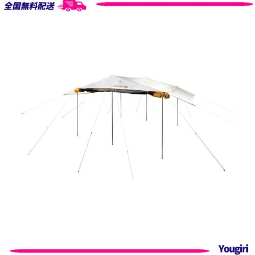 キャプテンスタッグ BBQ用 テント タープ キャノピー付き サンシェード レジーナメッシュM-3166