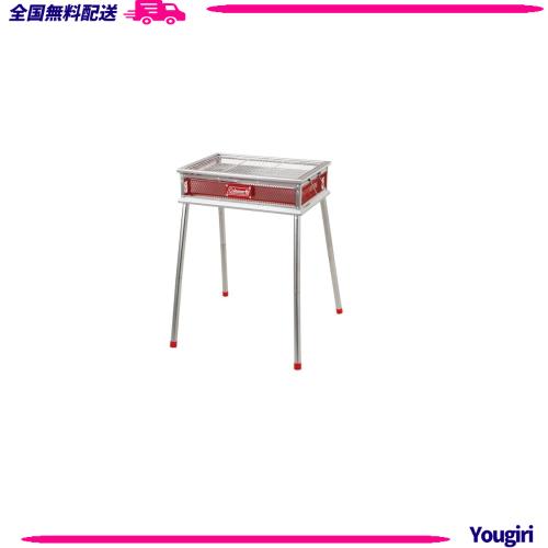 コールマン(Coleman) コンロ クールスパイダーステンレスグリル 引き出し式ロストル レッド 3~4人用 170-9367