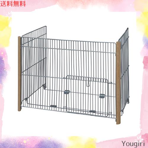 アイリスオーヤマ ストーブガード- 幅87×奥行60×高さ71cm シルバー WS-850N