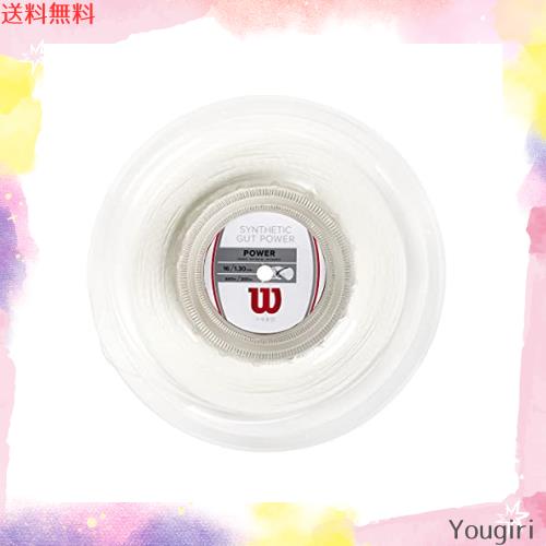 Wilson(ウイルソン) テニス ストリング モノフィラメント ガット SYNTHETIC GUT POWER(シンセティックガットパワー) 16 NATURAL(シンセテ