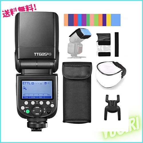 【Godox正規代理】GODOX TT685II-S フラッシュストロボ スピードライトSonyカメラに対応 2.4G HSS 1 / 8000S TTL GN60 330フルパワーポッ
