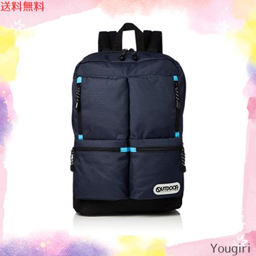[アウトドアプロダクツ] リュック フォークォーターズ A4収納 PC収納 大容量 25リットル 30.ネイビー