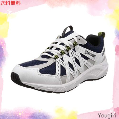 [スポルディング] ウォーキングシューズ スニーカー 防水 幅広 メンズ 5E JIN 3490 ネイビー/ホワイト 26.5 cm