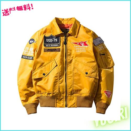 ＳｅｍｉＡｕｇｕｓｔ（セミオーガスト） アウター メンズ フライトジャケット ma-1 ブルゾン ワッペン ミリタリー ジャケット ナイロン