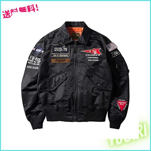ＳｅｍｉＡｕｇｕｓｔ（セミオーガスト） アウター メンズ フライトジャケット ma-1 ブルゾン ワッペン ミリタリー ジャケット ナイロン
