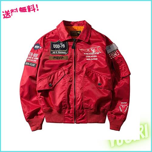 ＳｅｍｉＡｕｇｕｓｔ（セミオーガスト） アウター メンズ フライトジャケット ma-1 ブルゾン ワッペン ミリタリー ジャケット ナイロン