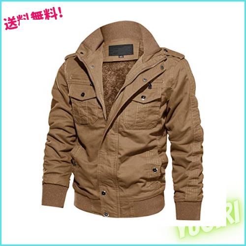 [KEFITEVD] カジュアル アウター メンズ ジャケット スポーツ 立襟 ハーフコート モッズ スキーウェア 雪除け ジャンパー 大きいサイズ