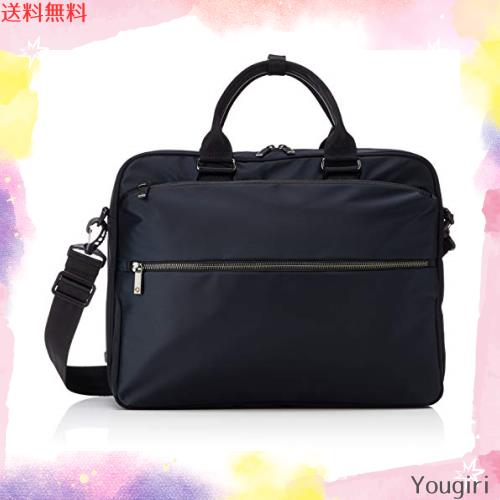 [エースジーン] ビジネスバッグ 13インチPC収納 A4 軽量 ボトルホルダー搭載 スリブライト 62523 メンズ ネイビー