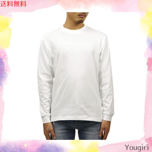 [ヘインズ] Tシャツ 長袖 丸首 綿100% 丸胴仕様 タグレス仕様 ビーフィロングスリーブTシャツ ビーフィー H5186-2 メンズ ホワイト L(2枚