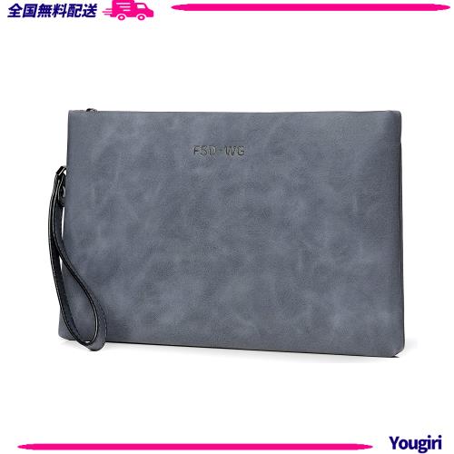 [FSD.WG] クラッチバック メンズ セカンドバッグ 手持ちバック PU レザー 紳士鞄 結婚式 着脱ベルト付き パーティー【正規品 】の ...