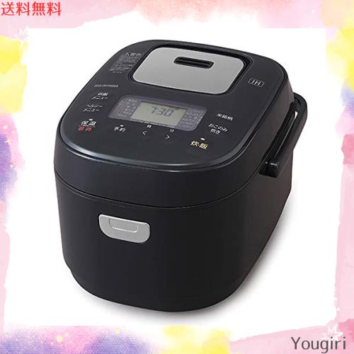 アイリスオーヤマ 炊飯器 3合 IH式 40銘柄炊き分け機能 極厚火釜 玄米 2020年モデル ブラック RC-IK30-B