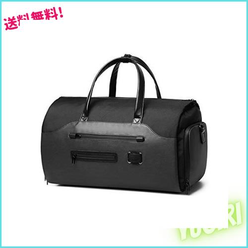 3WAYガーメントバッグ 50L大容量 IDEASHOW スーツ収納/靴収納ダッフルスーツカバー 型くずれ防止ボストンバッグ 出張用ビジネスバッグ リ