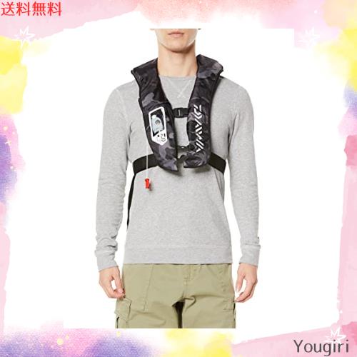 ダイワ(DAIWA) Wライフジャケット(肩掛自動 手動) F DF-2021 ブラックカモ