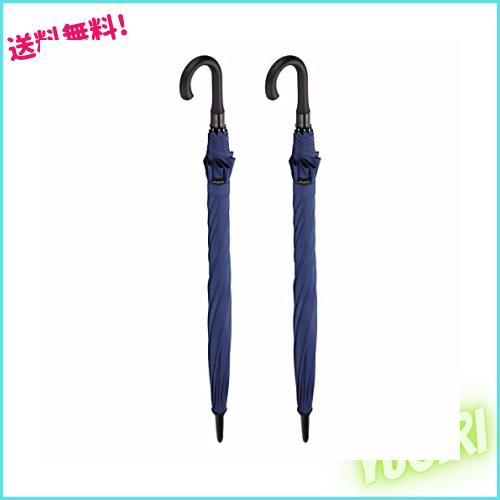 【暴雨強風対策】Vialifer長傘 210T高強度グラスファイバー？10本骨 大判 130cm Teflon加工超撥水耐風 丈夫 大型 紳士傘 自動開けステッキ