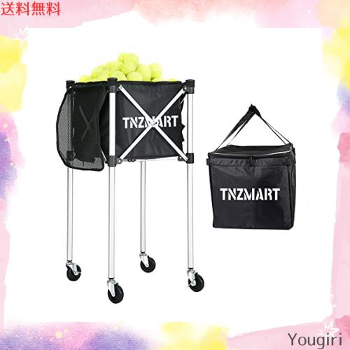 QIDUHUQI VOODANS テニスボールカート テニスボールカゴ ボール回収 移動式 折り畳み式 約160球収納