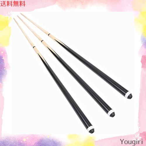 LIOOBO ビリヤード キュー ビリヤードのキュー キュースティック アメリカンホワイトウッドプールキュー 木製 練習用 プロ用 ダブルパー