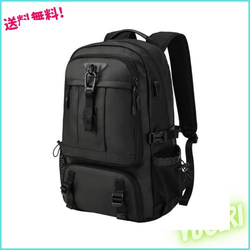 [shrradoo] 登山バッグ バックパック リュックサック 防水 65L 大容量 軽量 17インチPC適用 通勤 ビジネス 防災 旅行 釣り ハイキング キ