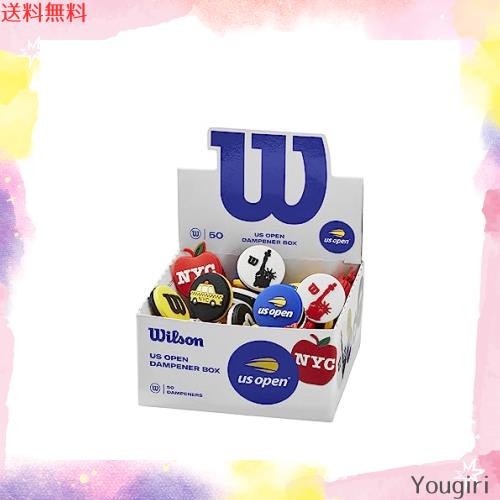 Wilson(ウイルソン) テニス ラケット用振動止め US OPEN DAMPENER BOX (ユーエス オープン ダンプナー ボックス) 50個入り WR8408201001