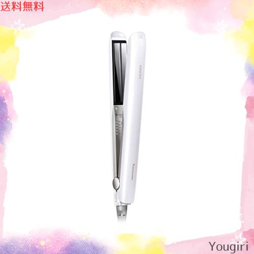 パナソニック ヘアーアイロン ストレート用 ナノケア スムースグロスコーティングプラス 海外対応 白 EH-HS0J-W