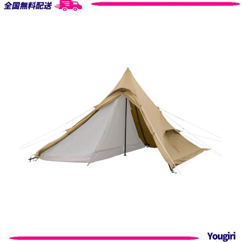 DOD(ディーオーディー) ワンポールテントRX(M)【1~4人用】 スカート付き ポリエステル タン