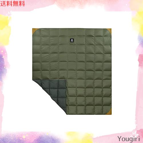 OneTigris ダウンブランケット 2人用 215 マルチブランケット 防寒 キャンプ アウトドア ひざ掛け 掛け布団 車中泊 超軽量 テント用キル