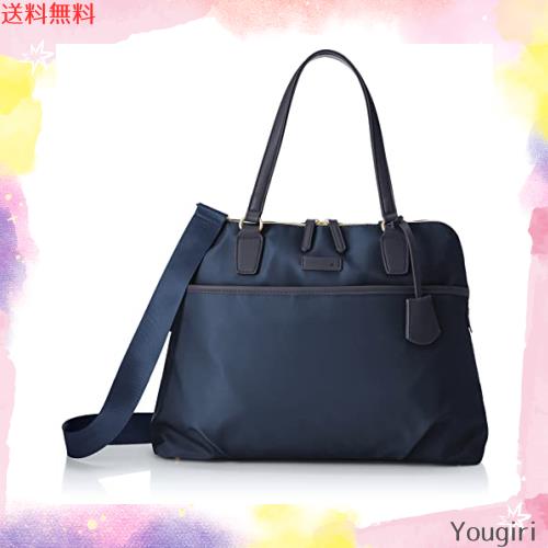 [エースジーン] ビジネスバッグ A4サイズ対応 ビジネストート 13.3インチPC収納可 2way レディース エセンシア NO.11481 ダークネイビー