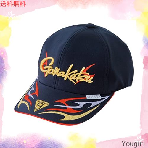 がまかつ(Gamakatsu) ゴアテックスインフィニアムTMウィンドストッパー(R)キャップ(6方) GM9897 ブラック×レッド L