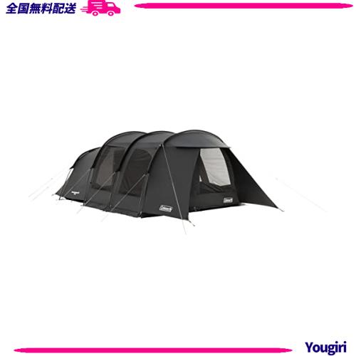 コールマン(Coleman) テント トンネル2ルームハウス/LDX ブラック(限定カラー) 4~5人用 ひさし機構 2190862