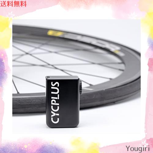 CYCPLUS 自転車 空気入れ 携帯 電動ポンプ 自転車 携帯ポンプ 小型携帯空気入れ ロードバイク 仏式米式バルブ対応