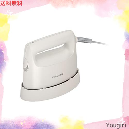 パナソニック 衣類スチーマー パワフルスチーム コンパクト 軽量 プレスもできる2WAY 脱臭 除菌 アイボリー NI-FS430-C