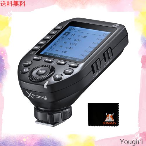 Godox XProII-O TTL ワイヤレス フラッシュ トリガー 1/8000s HSS、TCM 瞬時切り替え、APP 制御、16 グループ 32 チャネル、安定信号、応