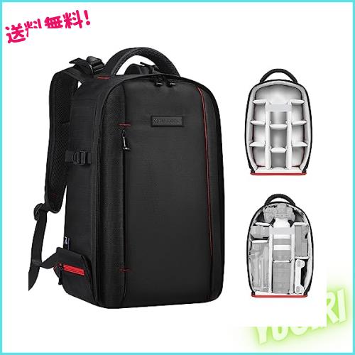 [K＆F Concept] カメラリュック カメラバック カメラバックパック リュックサック 18L大容量 おしゃれ 超軽量 三脚取付可 撥水加工 14イン