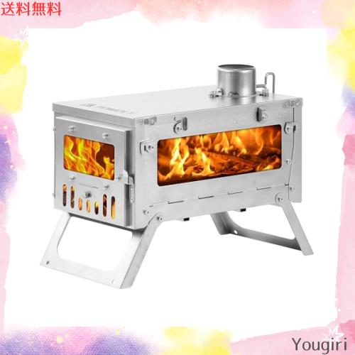 POMOLY Ti Mini （限定 ）ソロキャンプ用折りたたみ式チタン薪ストーブ