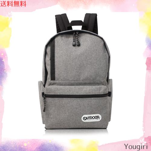 [アウトドアプロダクツ] リュック カバーラップ サイドポケット A4収納 PC収納 ペットボトル収納 大容量 23L メンズ 杢グレー F