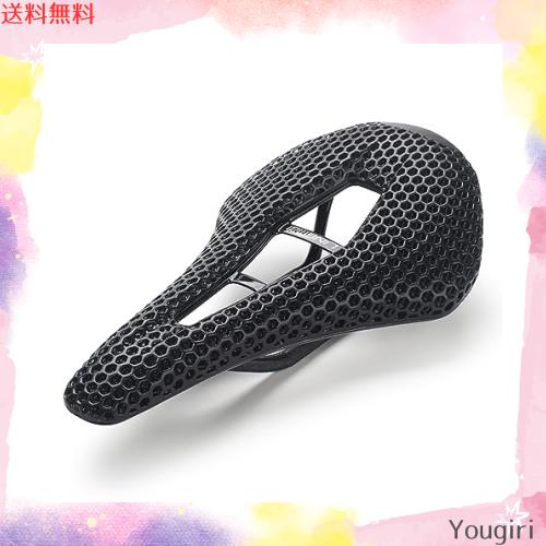 超軽量全カーボンT800自転車3D透かし彫りプリントサドルカーボンサドルレール ロードバイク マウンテンバイク シートクッション 3D自転車
