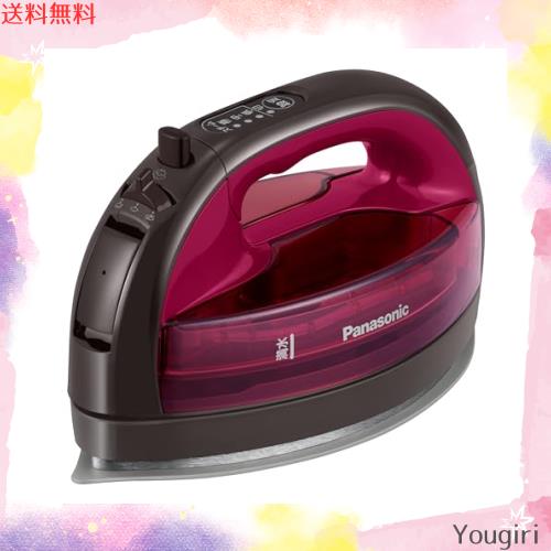 パナソニック(Panasonic) 【2023最新型 コードレス】パナソニック コードレススチーム Wヘッドアイロン セラミックコート 除菌 ブラウン