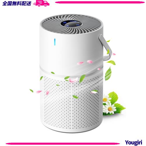 空気清浄機 小型 【2025革新強化版】13畳 花粉 静音 集じん ホコリ ペット タバコ 除菌 カビ 卓上 空気清浄機 20畳 ハウスダスト アレル