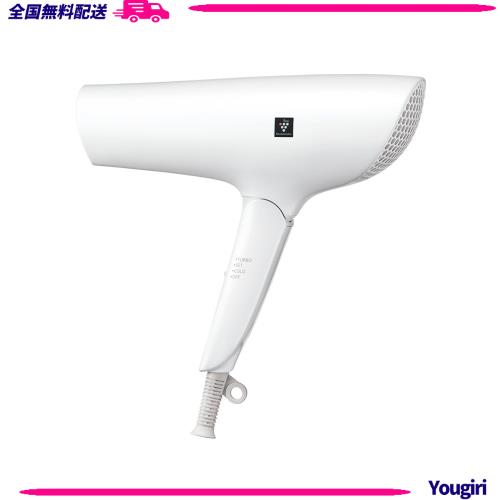 シャープ ドライヤー IB-P601-W プラズマクラスター ビューティ うるおい効果 静電気抑制 速乾 美髪ケア シンプル操作 ルミナスホワイト