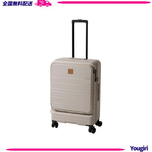 DOD(ディーオーディー) モナカ・コロコーロ(34) 1~3泊 機内持込可 ダブルキャスター TSAロック ストッパー 静音 フロントオープン BA126-