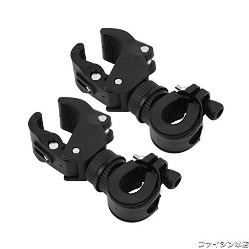 Ongwan ライトバーマウント取り付けブラケットミニバークランプ懐中電灯ヘッドライトカメラ用360度回転可能ブラケット2個の通販はau PAY マーケット - ファイシン本店 | au ...