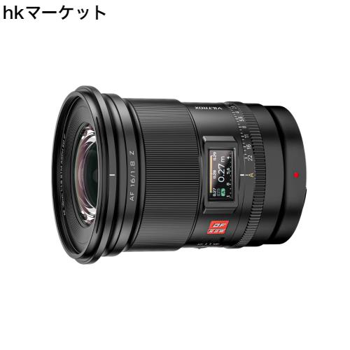 Viltrox AF 16mm F1.8 Pro Z カメラレンズ 超広角 オートフォーカス 液晶画面付き フルサイズ対応 Nikon Zマウントミラーレスカメラ Zfc
