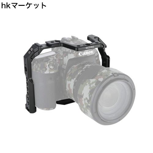 NICEYRIG CANON 90D/80D/70D専用ケージ 拡張カメラケージ NATO Rail 軽量 取付便利 耐久性 DSLR 装備 Canon 90D/80D/70D対応 動画撮影 撮