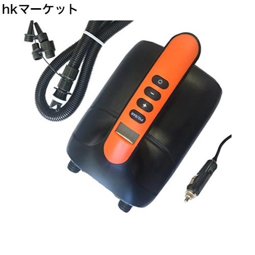 WOWSEA 電動エアーポンプ 12V 空気入れ＆空気抜き 両対応 インフレータブルSUP用 電動空気入れ 20psiまで 自動停止機能搭載