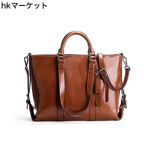 [krison] ビジネスバッグ トートバッグ 牛革 大容量 A4サイズ ショルダーバッグ レディース メンズ 3way 斜めがけバッグ 通勤バッグ レデ